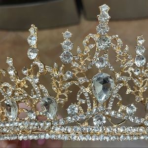 Accessories | Gold Gothic Style Tiara | Poshmark